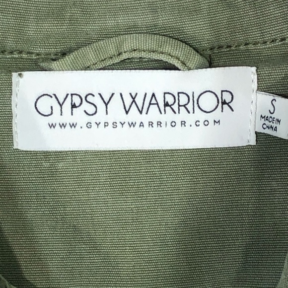 Gypsy Warrior | Jackets & Coats | Gypsy Warrior Olive Green Military ...